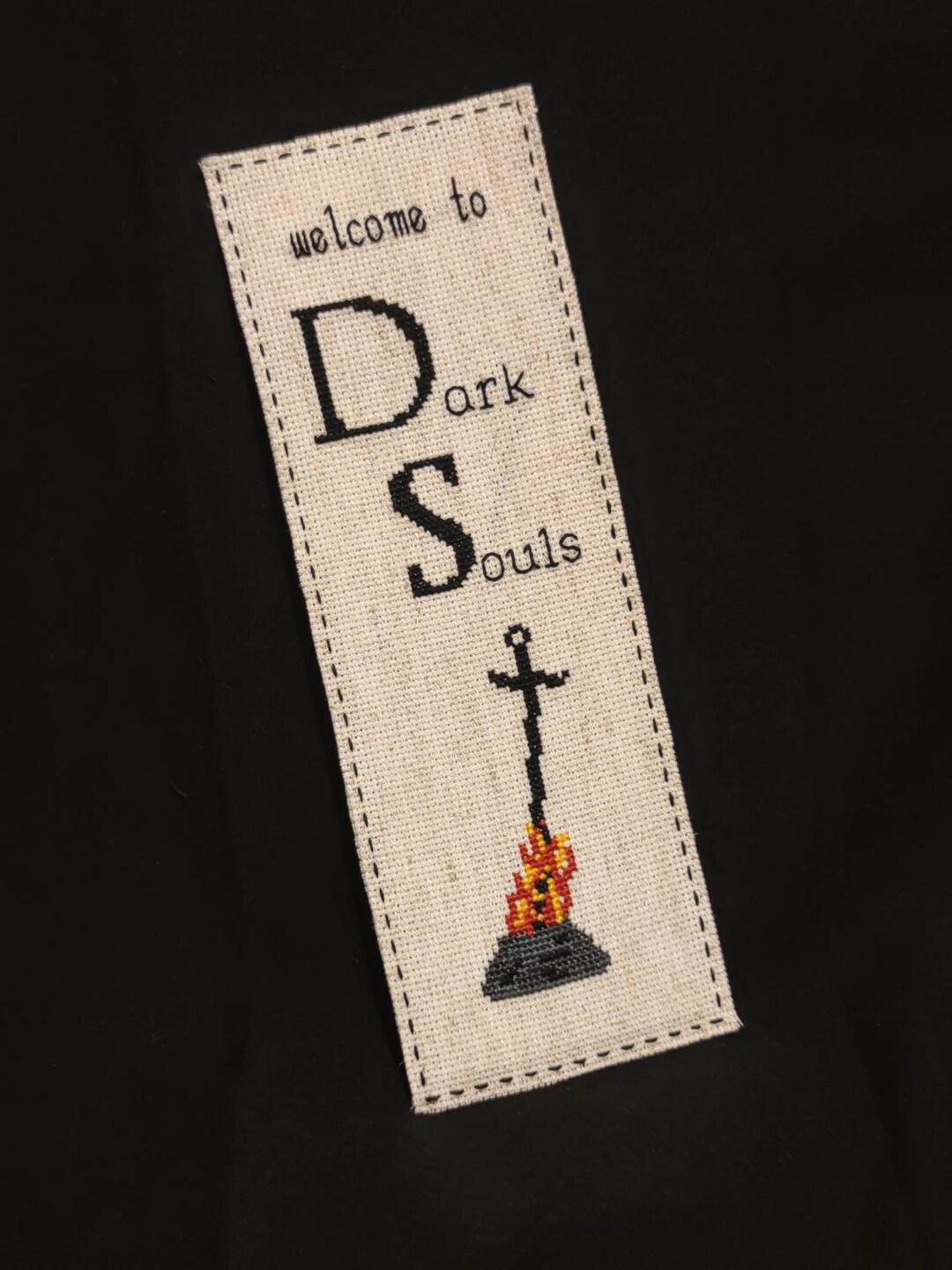 Bookmark: Welcome to Dark Souls With Bonfire - Etsy