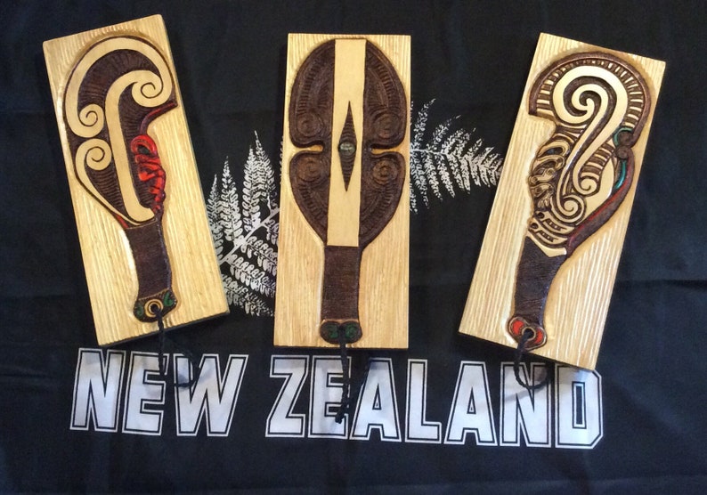 Maori Art Patu Carving Pyrography Contemporary Maori Art Weapon Carving ...