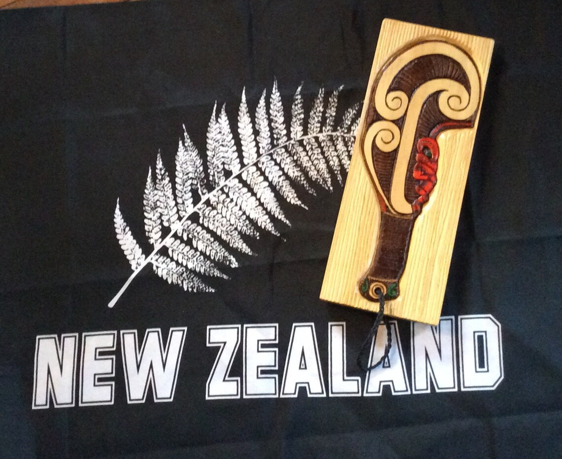 Maori Art Patu Carving Pyrography Contemporary Maori Art - Etsy