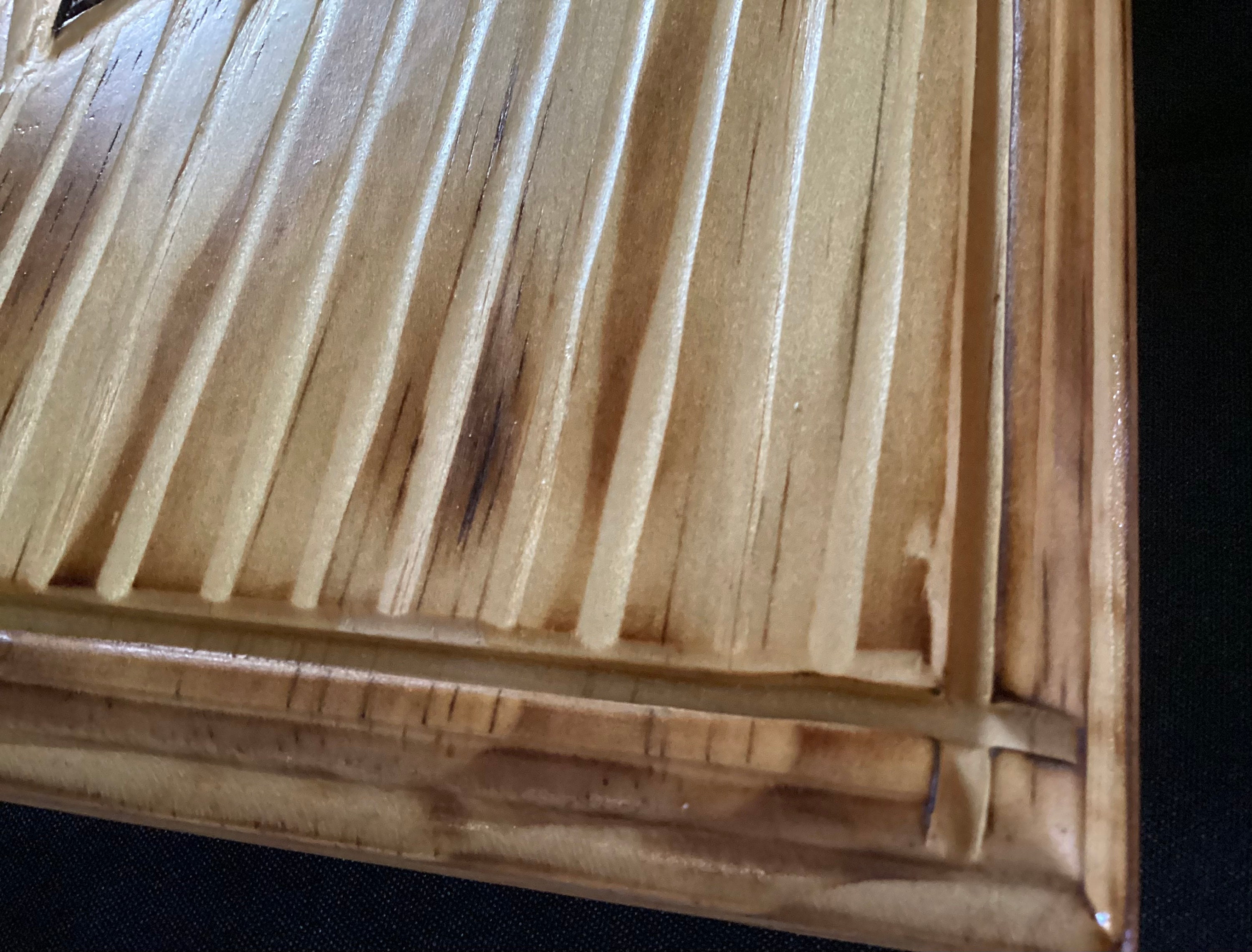 Māori Art Fern Carving Pyrography Contemporary Māori Art Koru Fern New ...