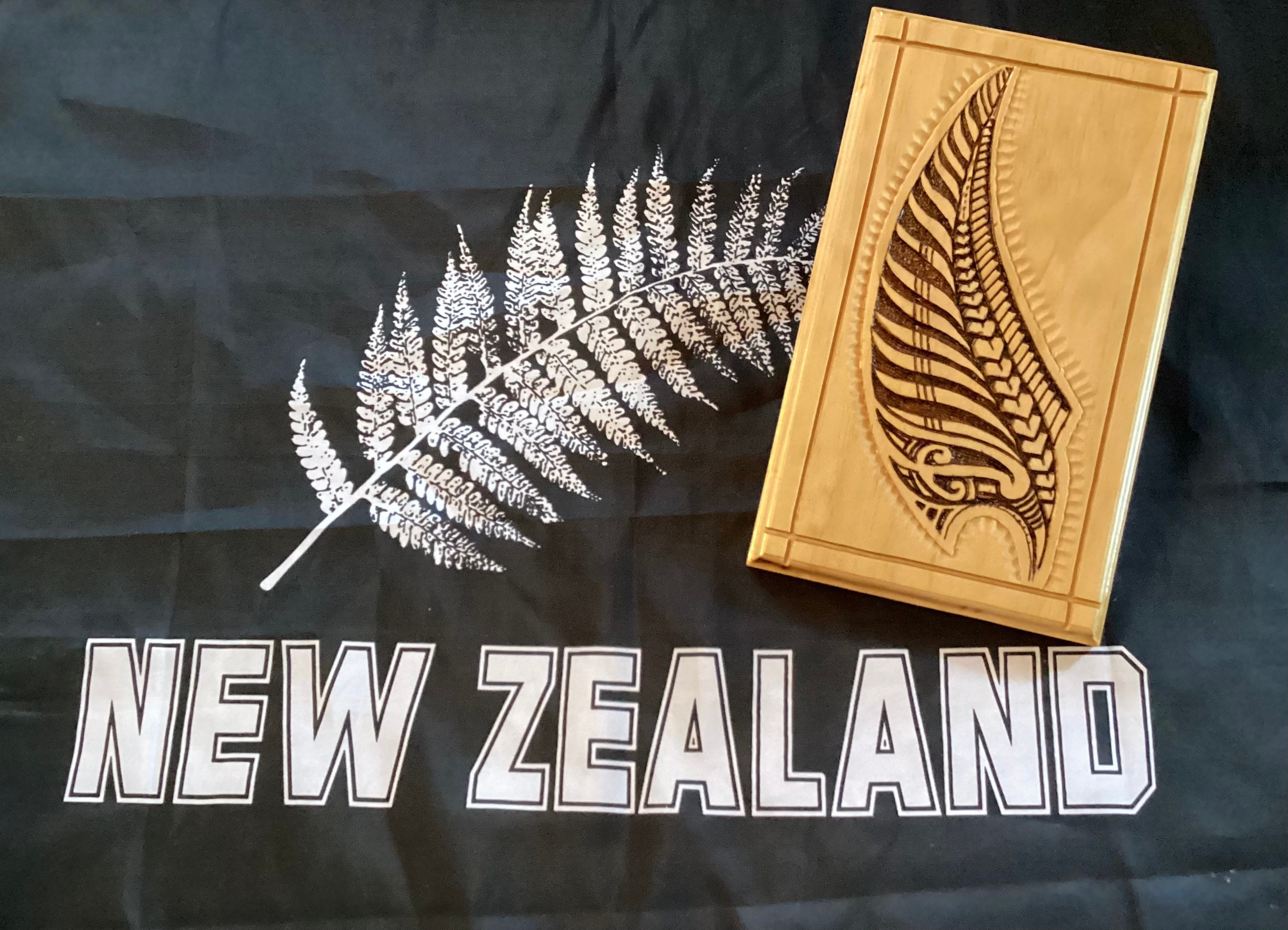 Māori Art Fern Carving Pyrography Contemporary Māori Art - Etsy