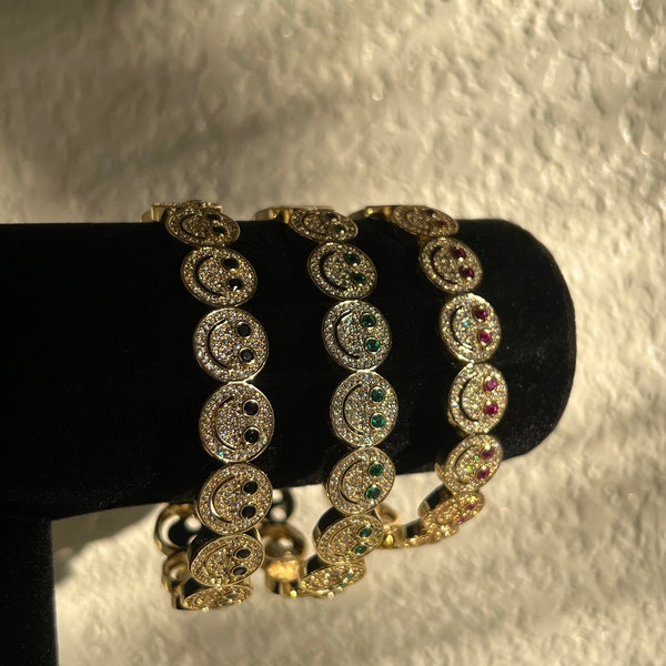 Smile Face Bracelet - Etsy