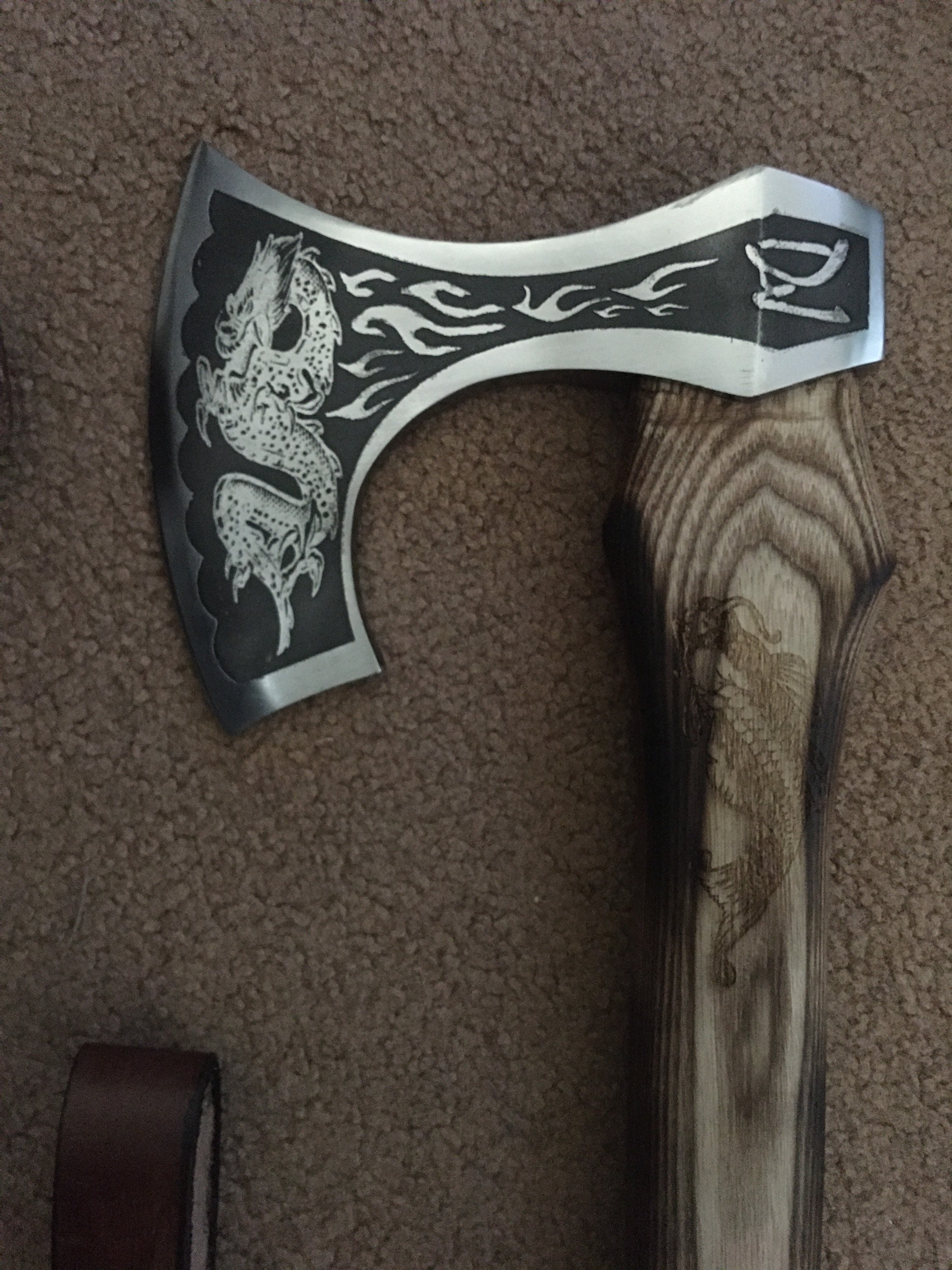 Axe hand made custom designed etched pictures or whatever | Etsy