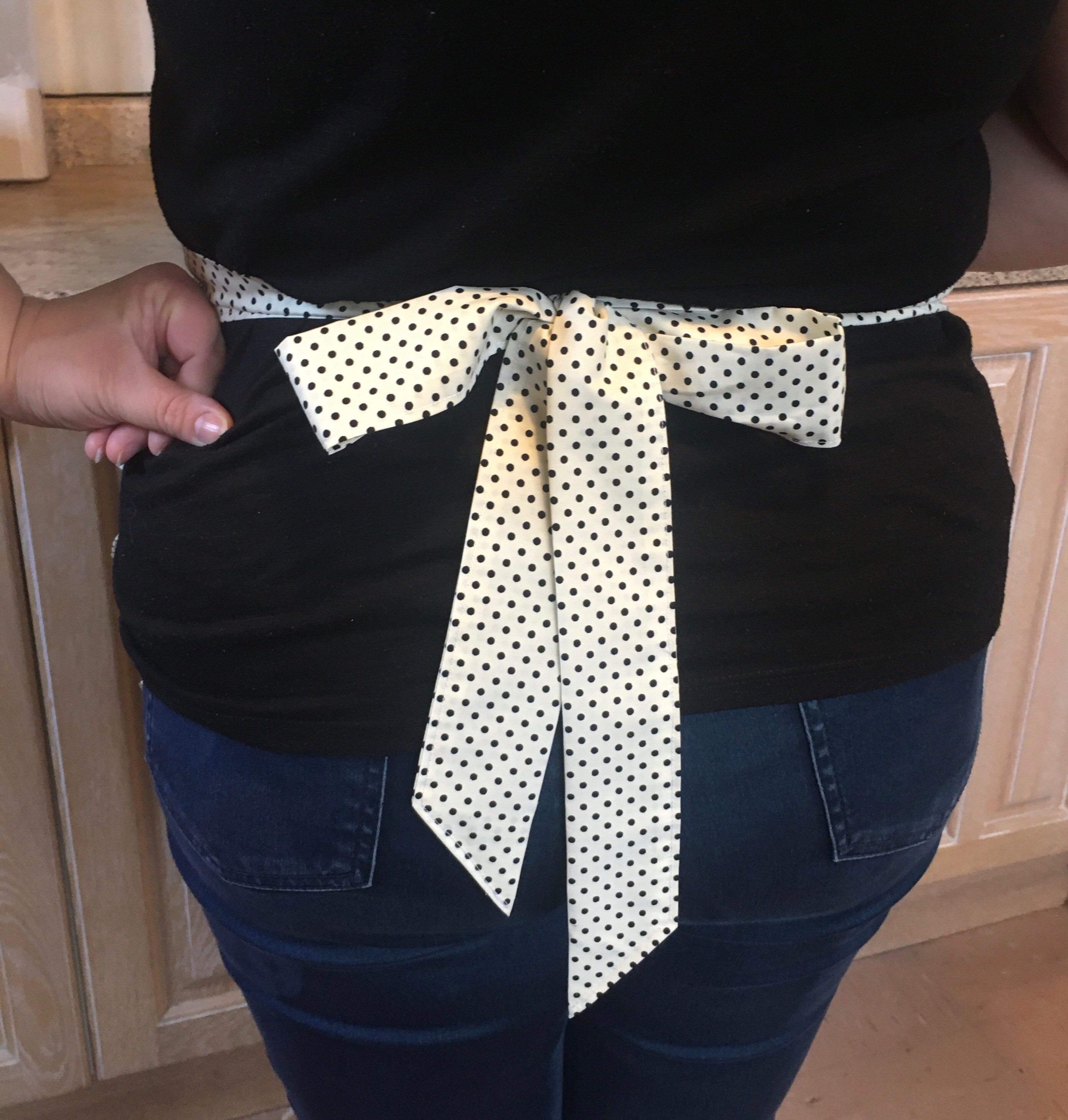 APRON or PINNY 1950s Style Frilly Pinny. Beautiful Oriental - Etsy UK