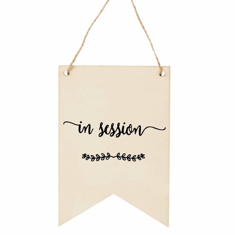 In Session Sign - Etsy