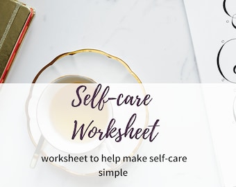 Emotional Bank Account Self Care Therapy Worksheet - Etsy