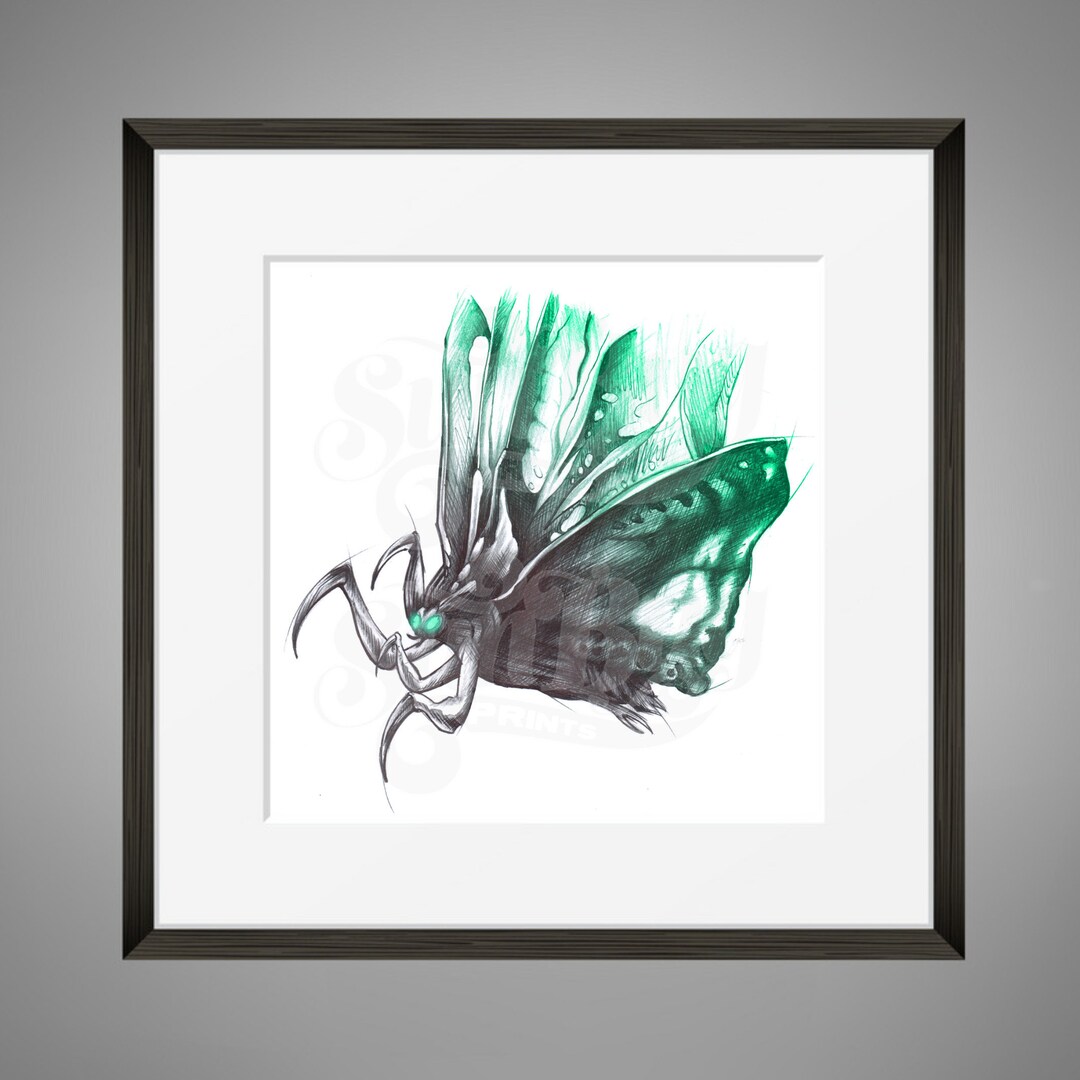 Mothra Art Print - Etsy Australia