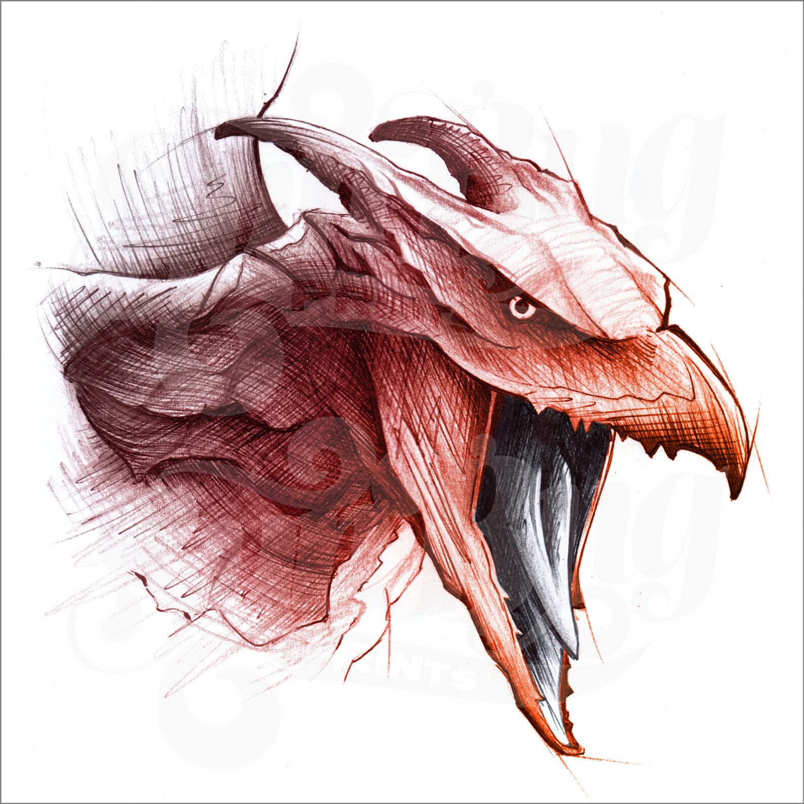 Rodan Art Print - Etsy