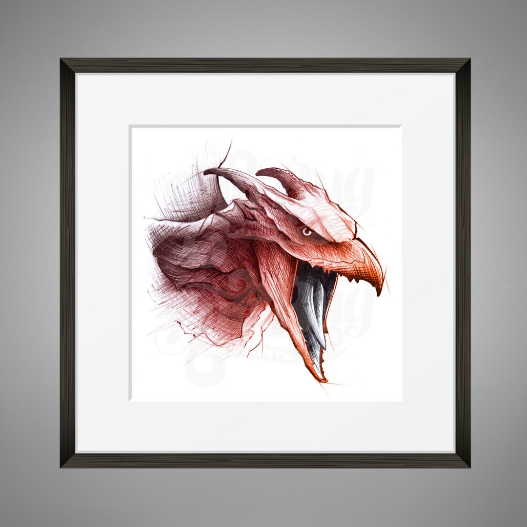 Rodan Art Print - Etsy