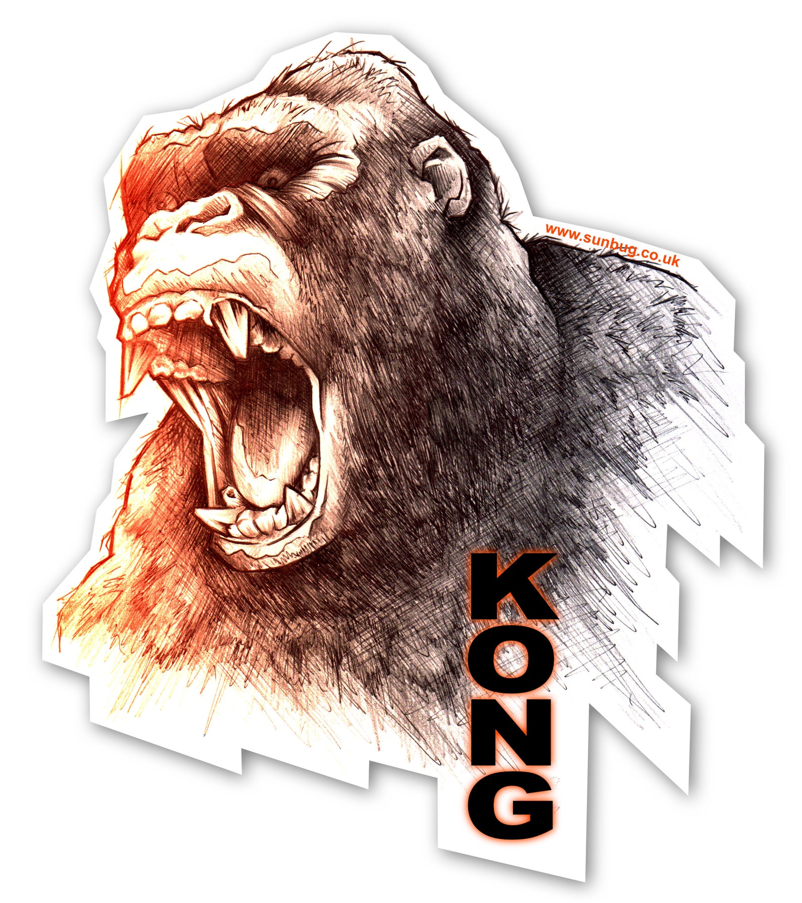 Kong Monsterverse Mini Pack 5 Vinyl Stickers - Etsy