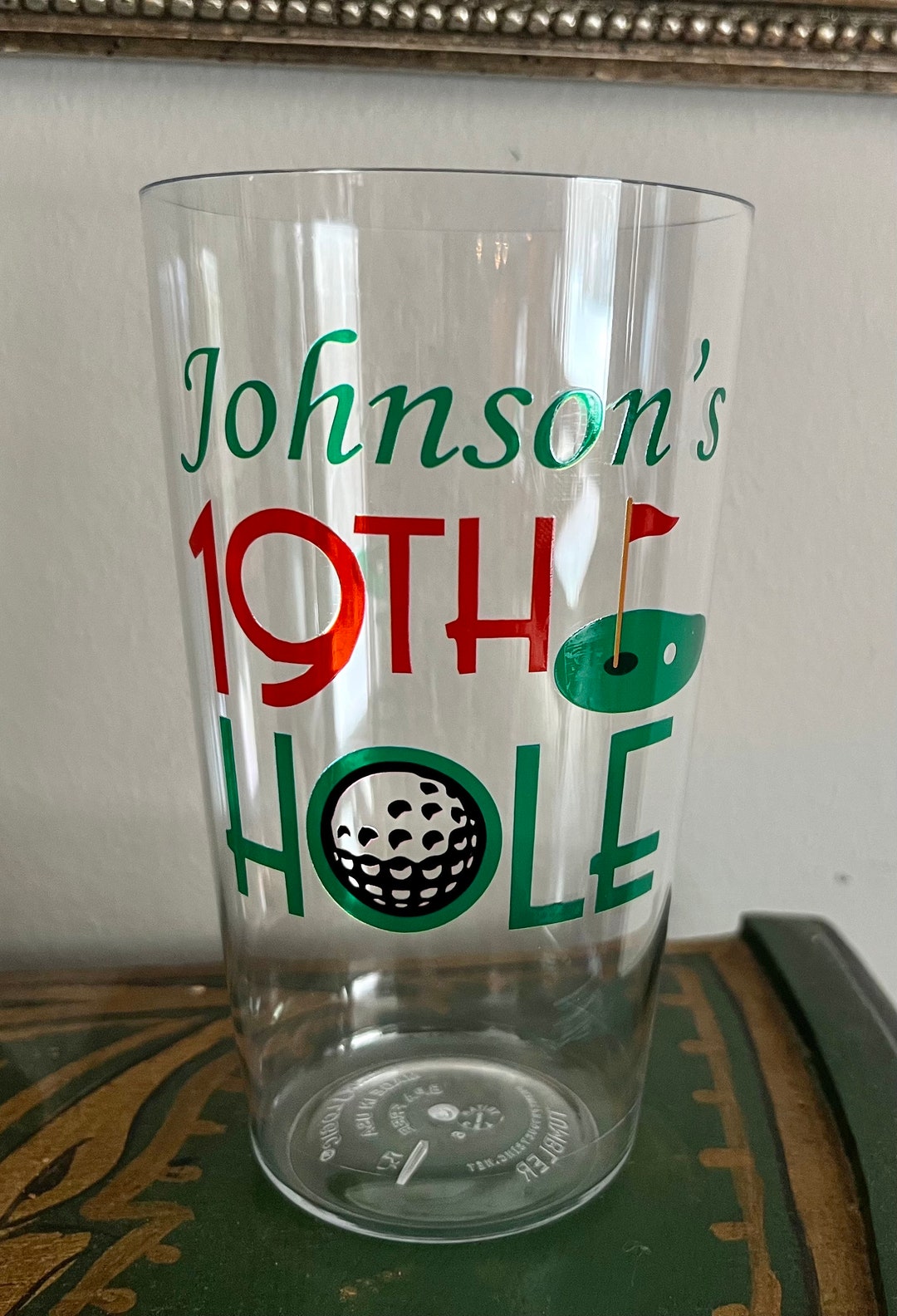19th Hole, 20oz Personalized Plastic Glasses, Custom Printed, Golf Trip ...