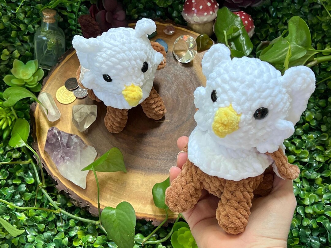 Cute Griffin Plushie, Made to Order, Dnd Plushie, Crochet Plush, TTRPG ...