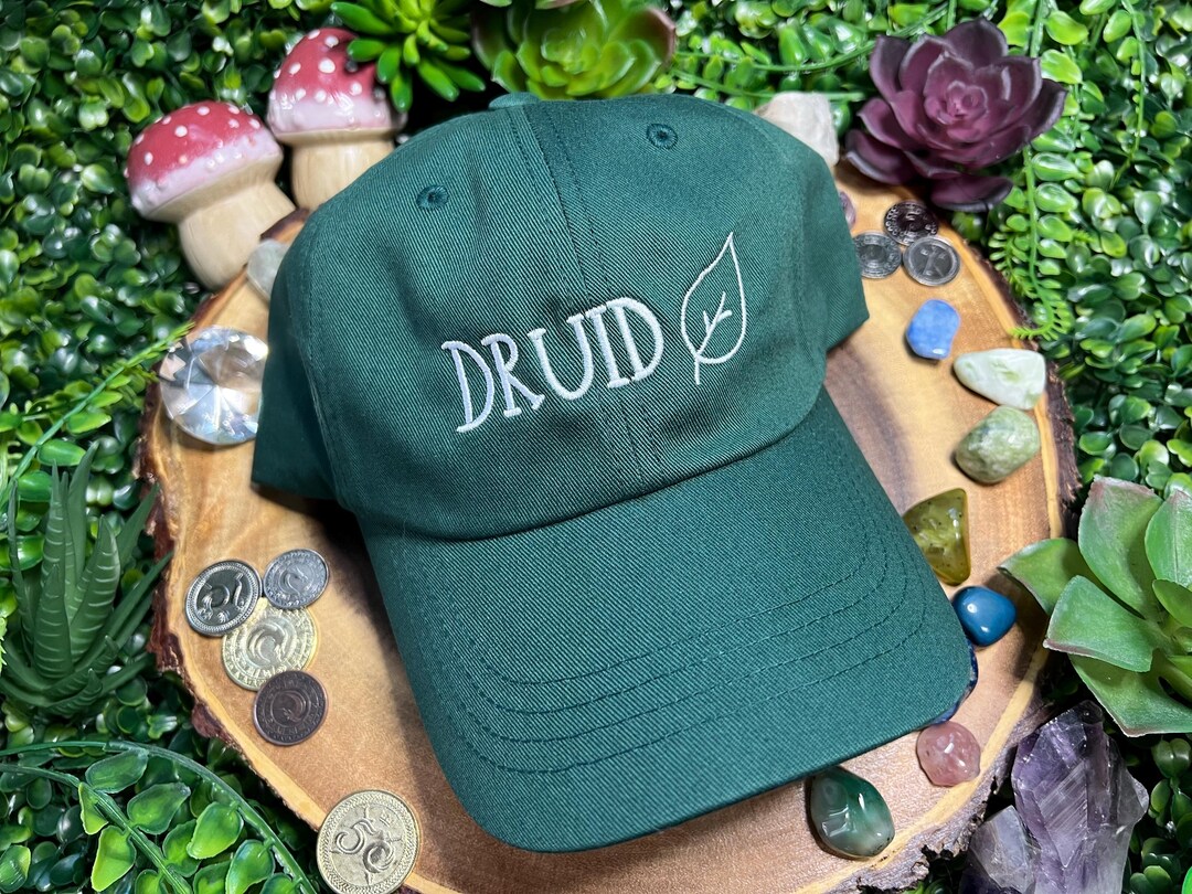 Druid Dad Hat, Made to Order, Dnd Hat, D&D Hat, Baseball Cap, Druid Hat ...