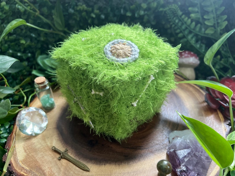 Cute Gelatinous Cube Plushie, Made to Order, Dnd Plushie, Crochet Plush ...