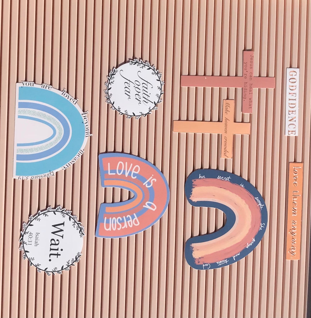 Inspirational Stickers/christian Quote Stickers/bible Verse - Etsy