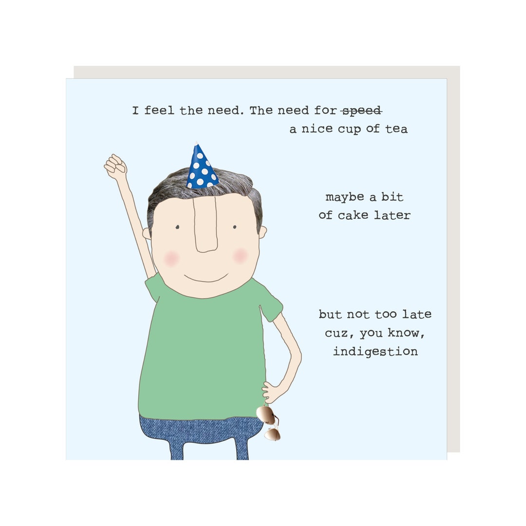 Speed Birthday Card Birthday Card for Him - Etsy UK