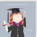 Big Brain Girl Graduation Card | Graduation Congratulations - Etsy