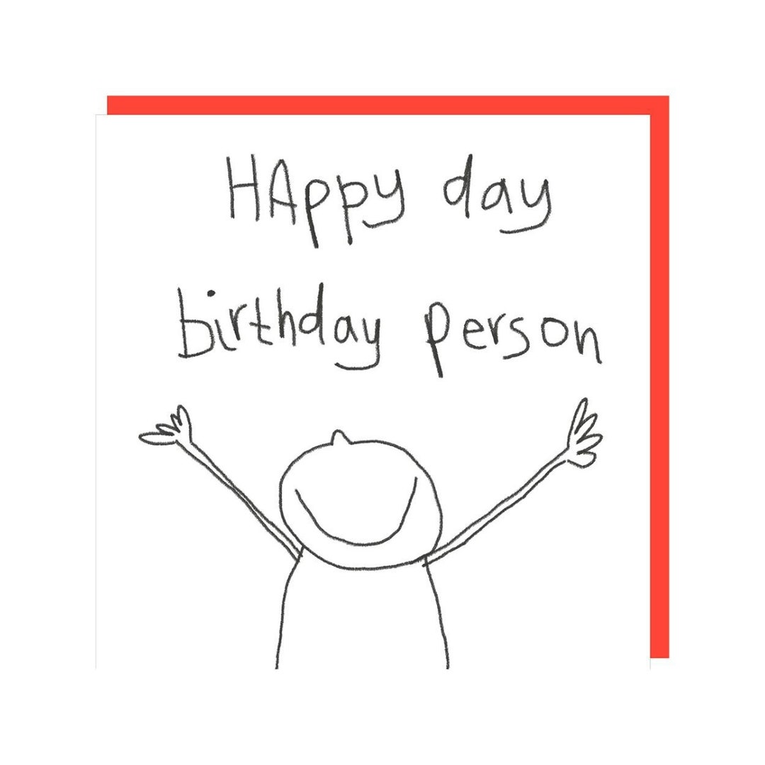 Bday Person Birthday Card Funny Birthday Card - Etsy