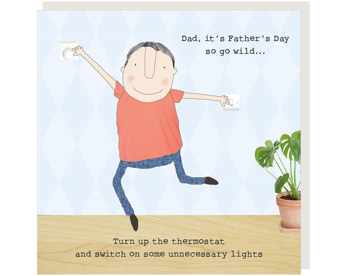 Lights Father's Day Card - Etsy