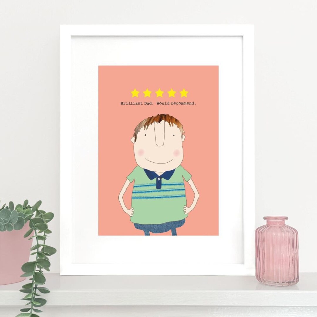 Five Star Dad Art Print - Etsy