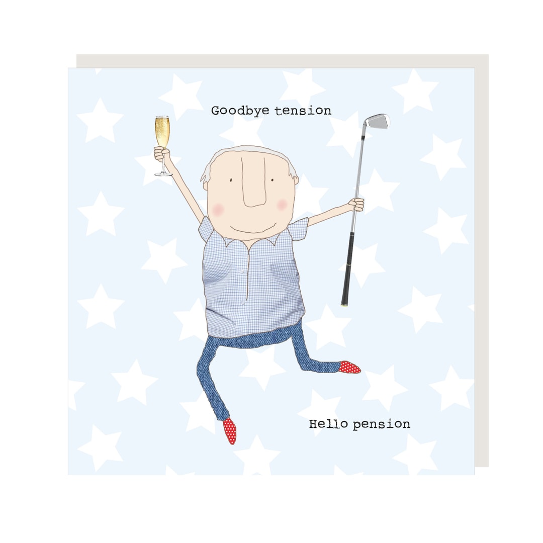 Pension Boy Retirement Card | Funny Retirement Card | Happy Retirement ...