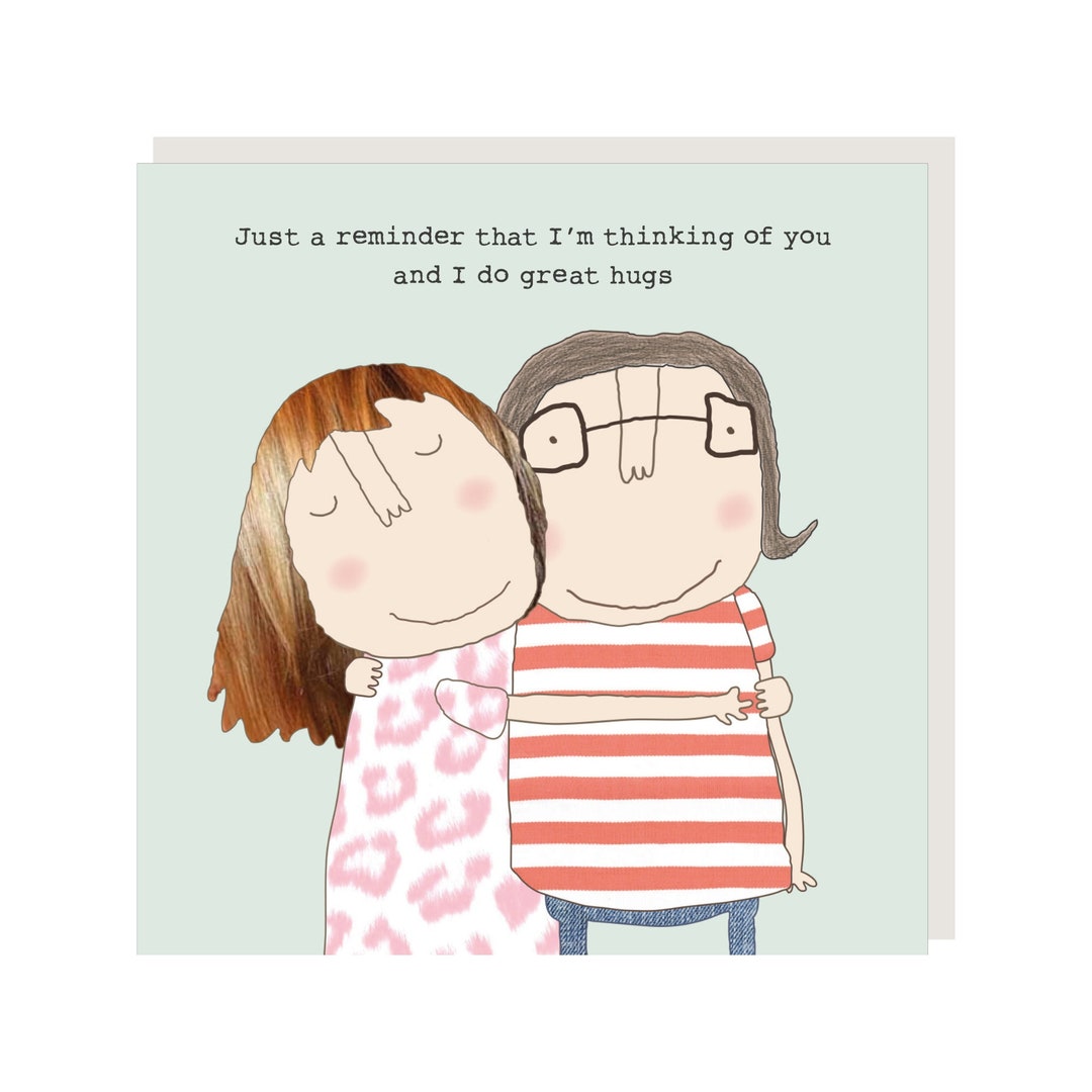 Great Hugs Thinking of You Card | Wellbeing Card | Just to Say Card - Etsy