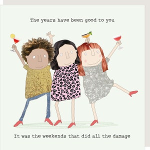 Weekends Birthday Card - Etsy