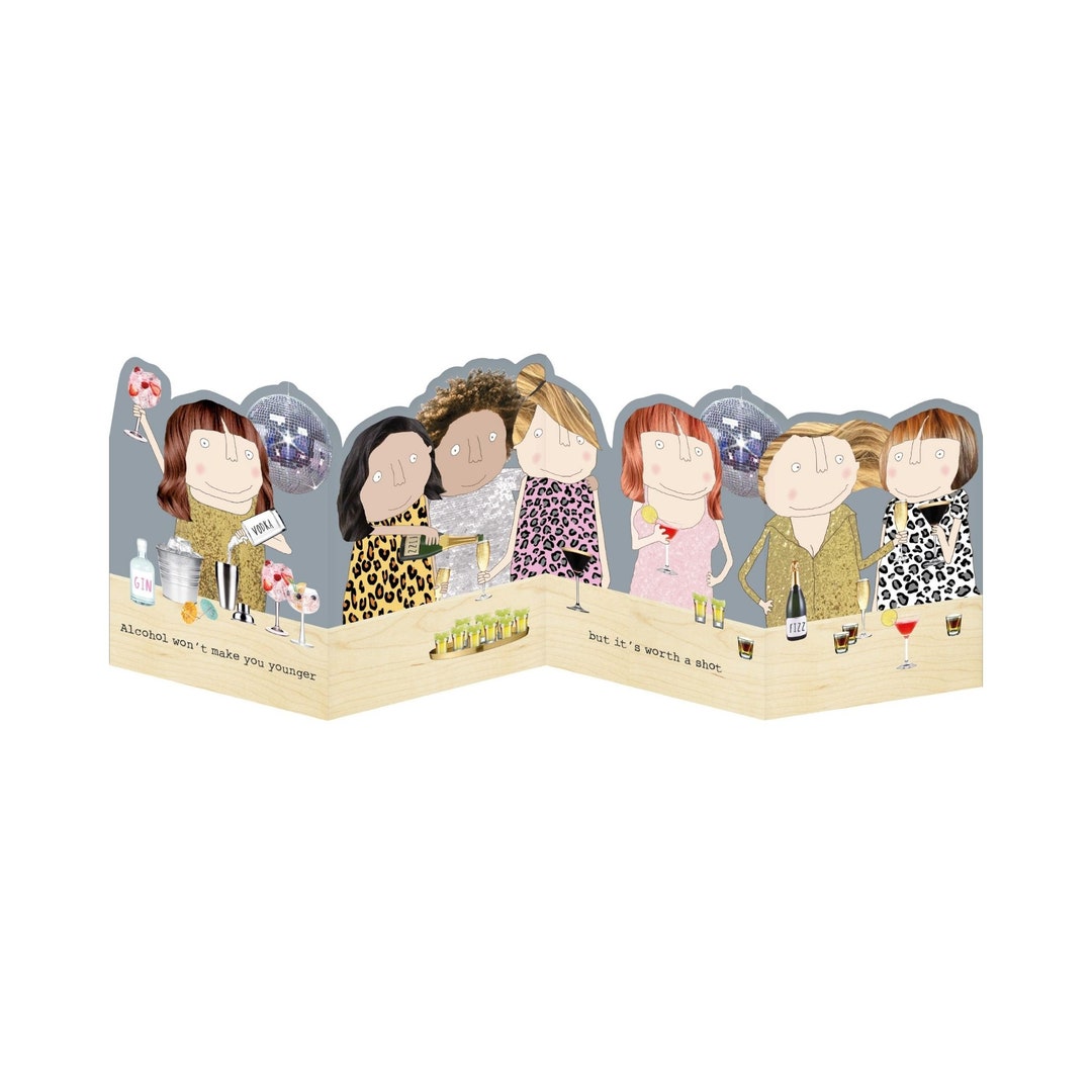 Younger Fold Out Birthday Card - Etsy