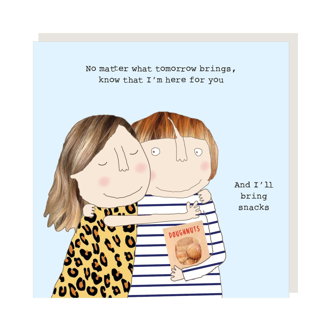 Bring Snacks Greetings Card - Thinking of You Card - Etsy