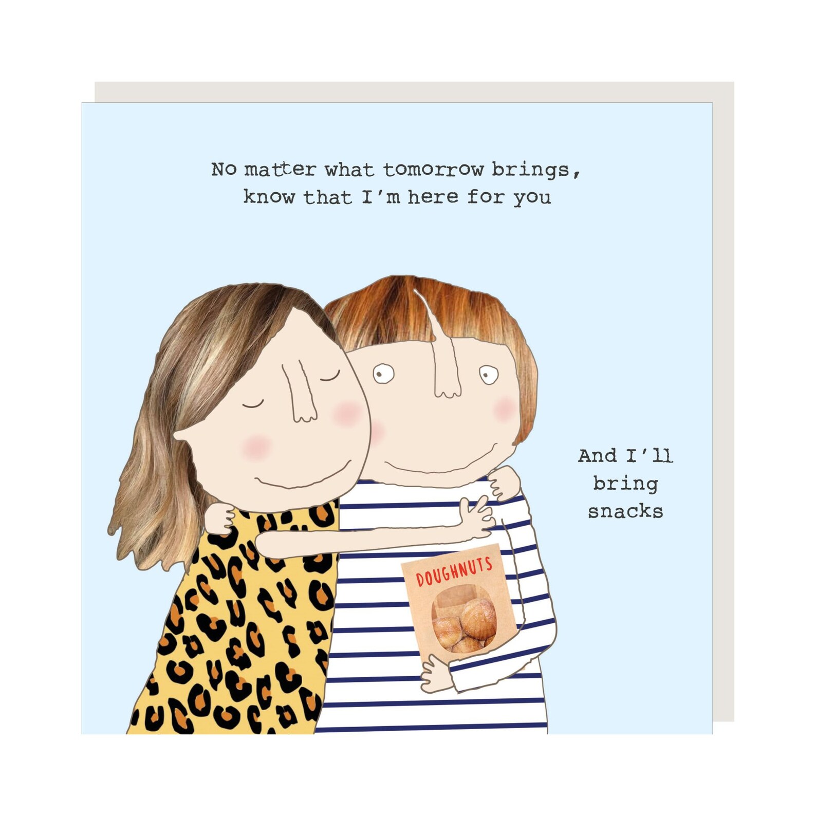 Bring Snacks Greetings Card Thinking of You Card - Etsy