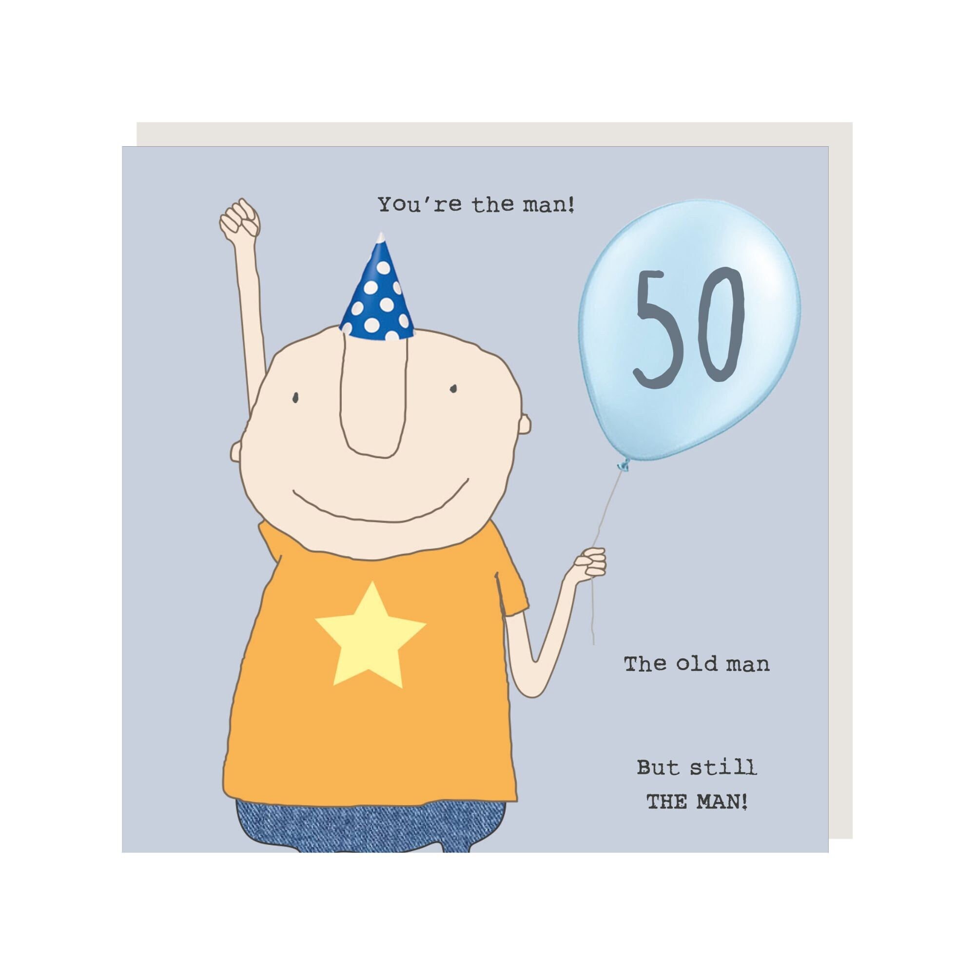 50th Birthday Card Boy 50 the Man - Etsy UK