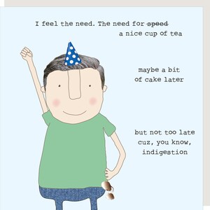 Speed Birthday Card Birthday Card for Him - Etsy UK