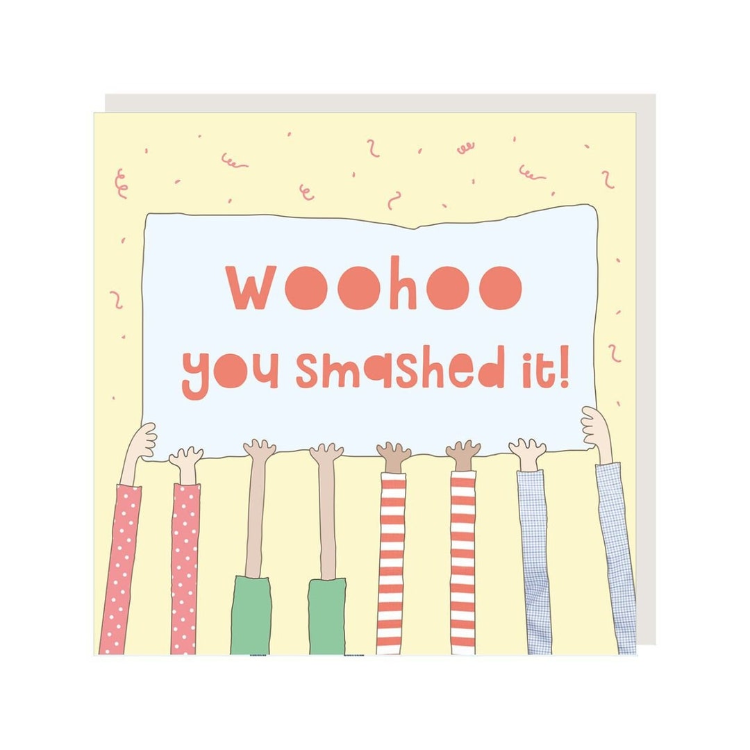 Smashed It Congratulations Card - Etsy