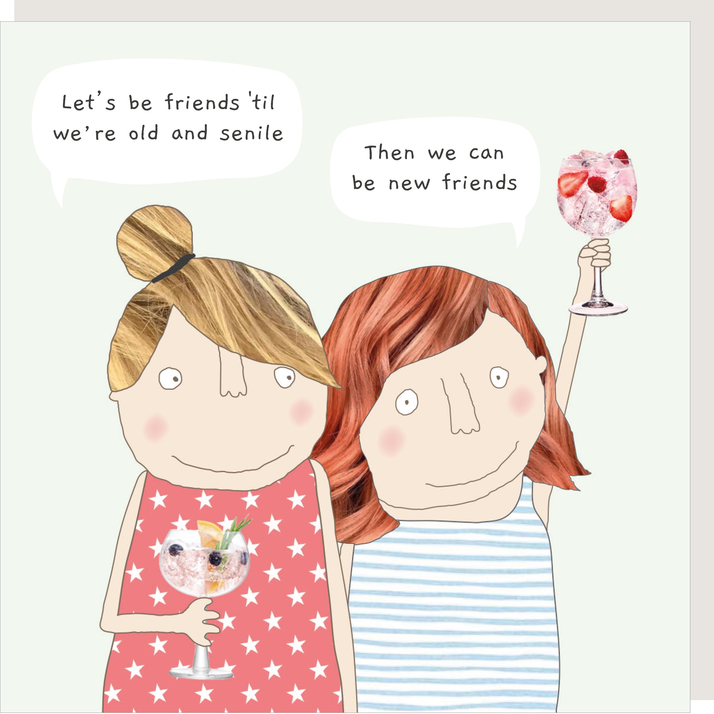 New Friends Greetings Card - Etsy