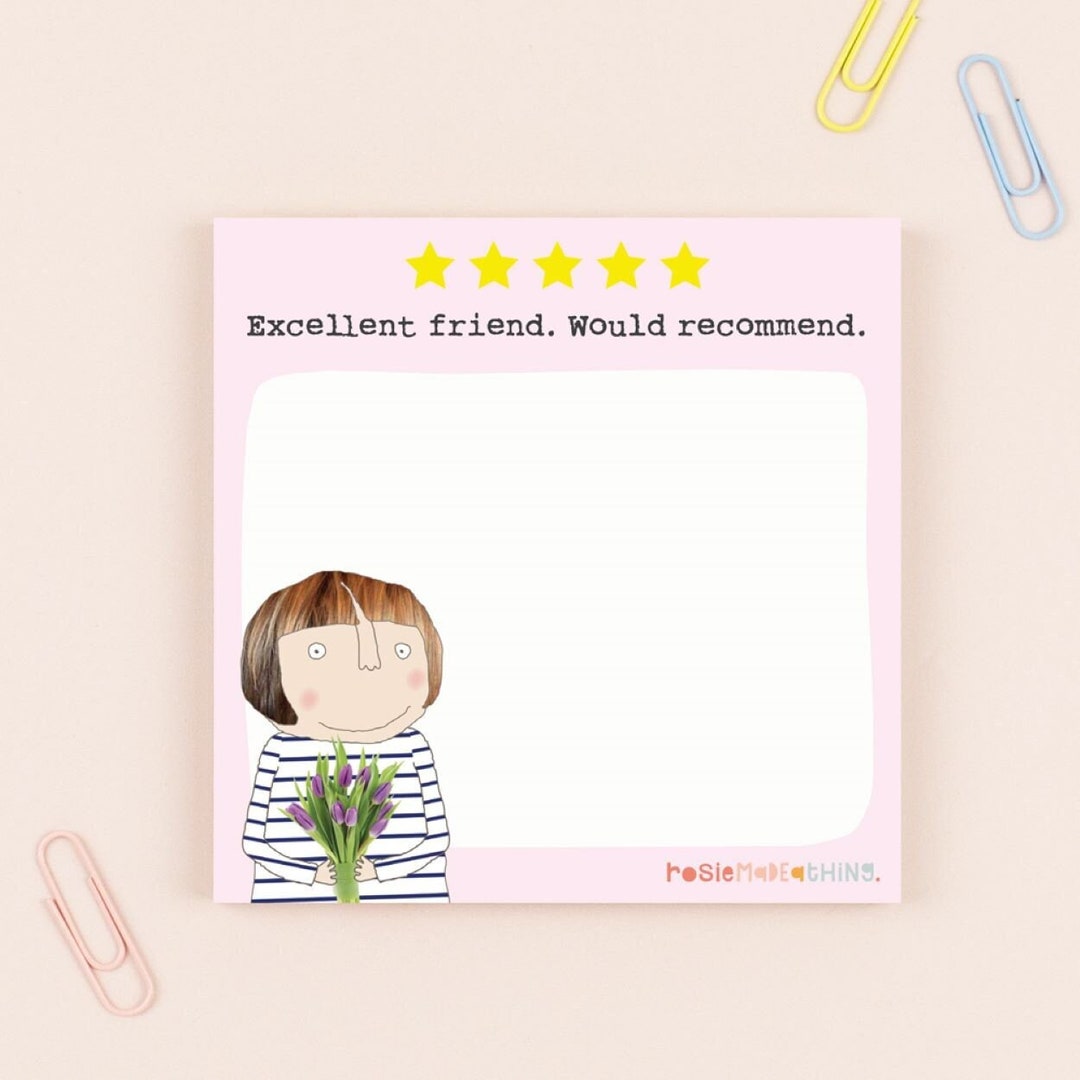 Five Star Friend Jots Memo Block Notepad Note Block - Etsy