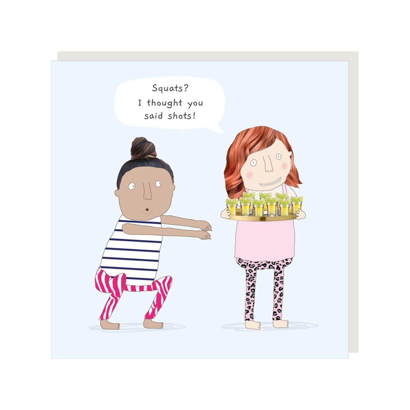 Squats Birthday Card Funny Birthday Card Birthday Card for Her - Etsy