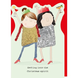 Xmas Spirit Christmas Card - Etsy