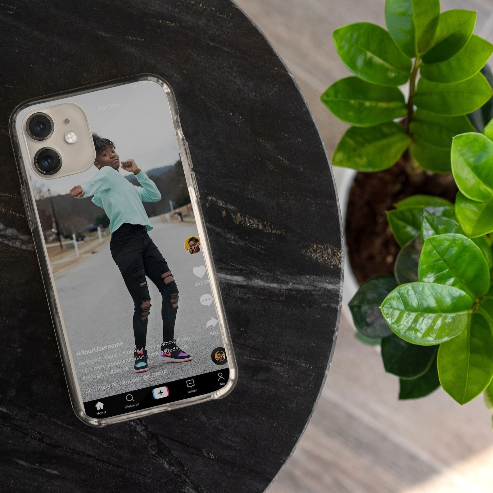 Custom Tiktok Profile Iphone Case Any Song Artist or Dance | Etsy