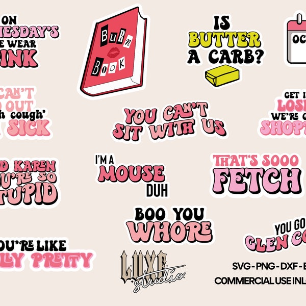 Mean Girls Svg - Etsy