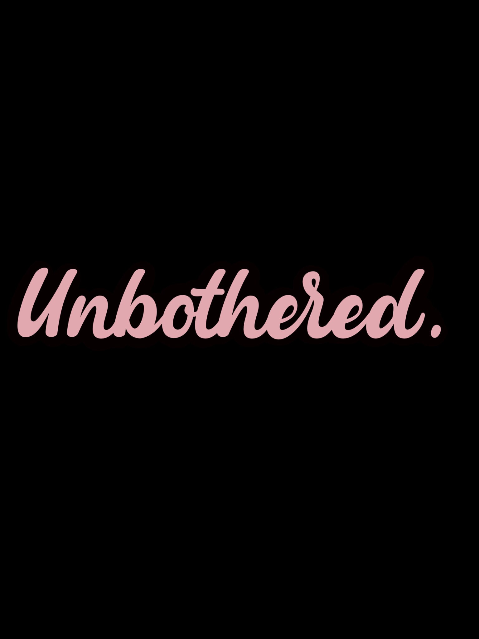UNBOTHERED digital download svg Cricut layered svg | Etsy
