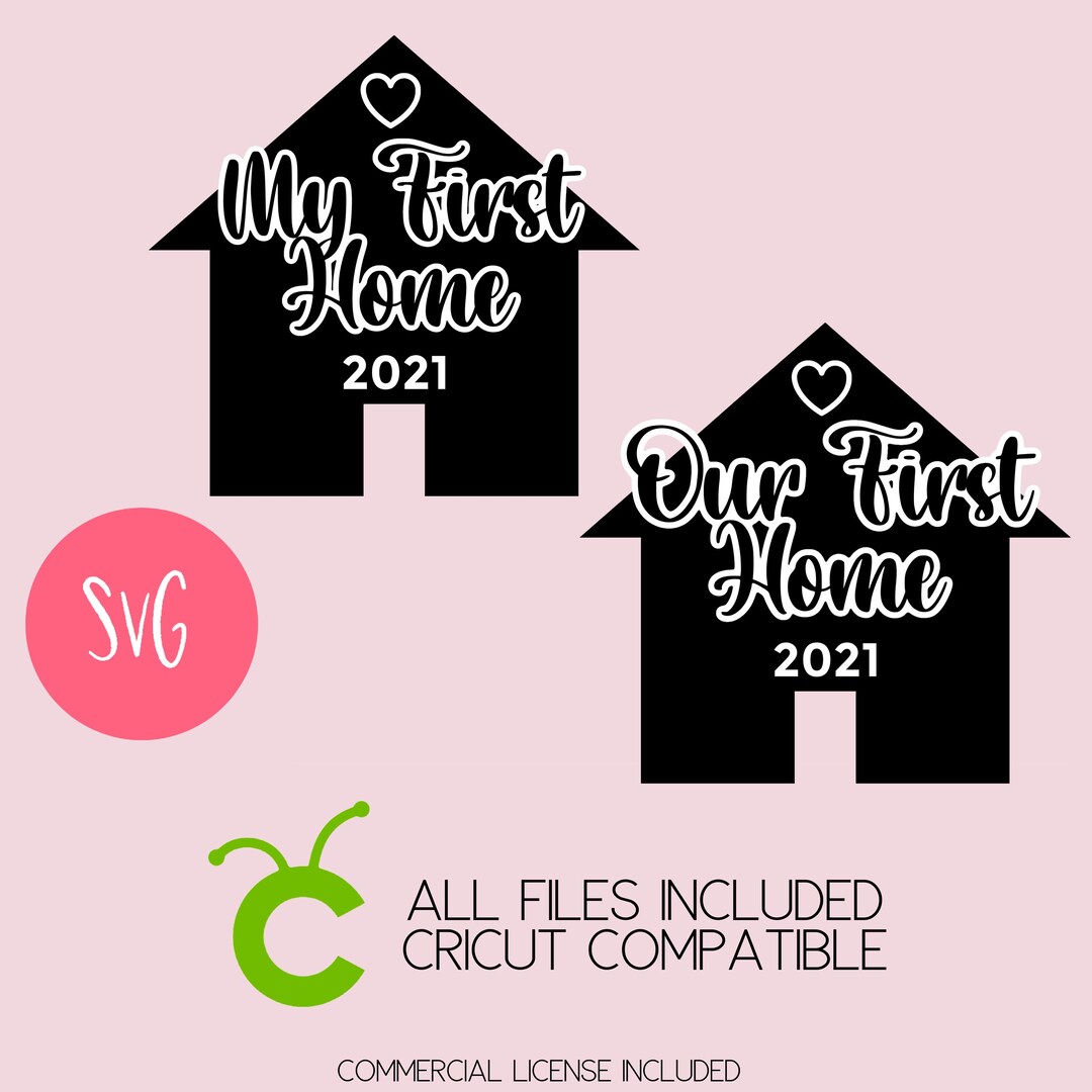 2 SVG Our First Home My First Home Layered SVG Digital - Etsy