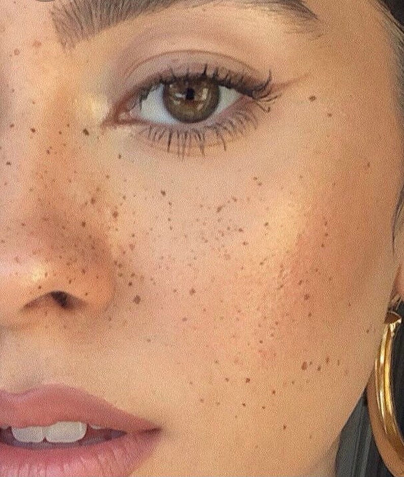 Natural Temporary Fake Face Freckles Henna Cone With Instructions ...
