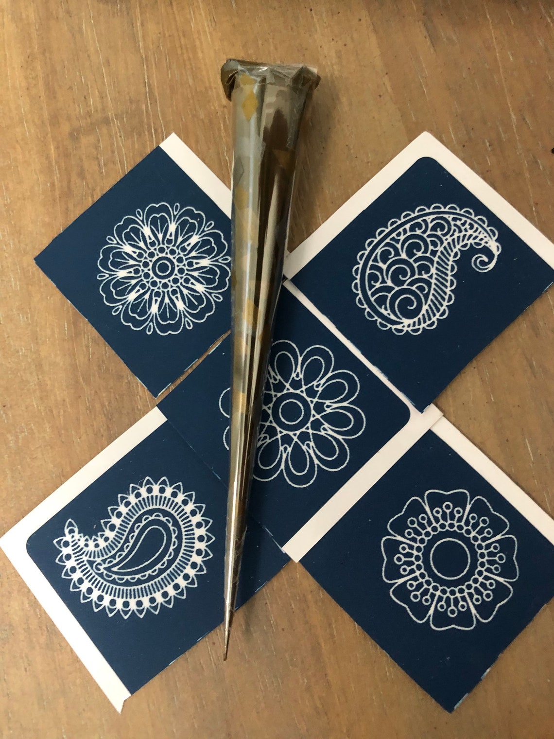 Best Selling Small Henna Cones With Henna Tattoo Sticker | Chemical ...