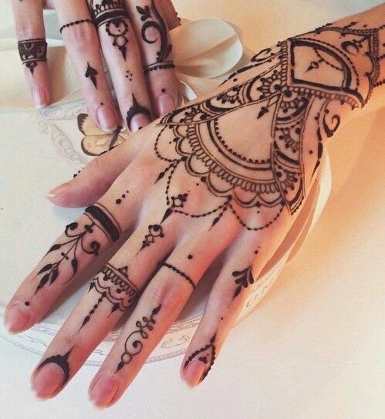 Pack of 6 Henna Cones Cheap Price for Bulk Purchase. Includes Free ...