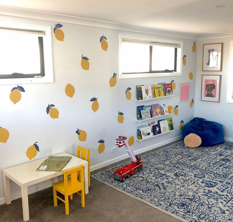 10 X Lemon Removable Wall Stickers - Etsy