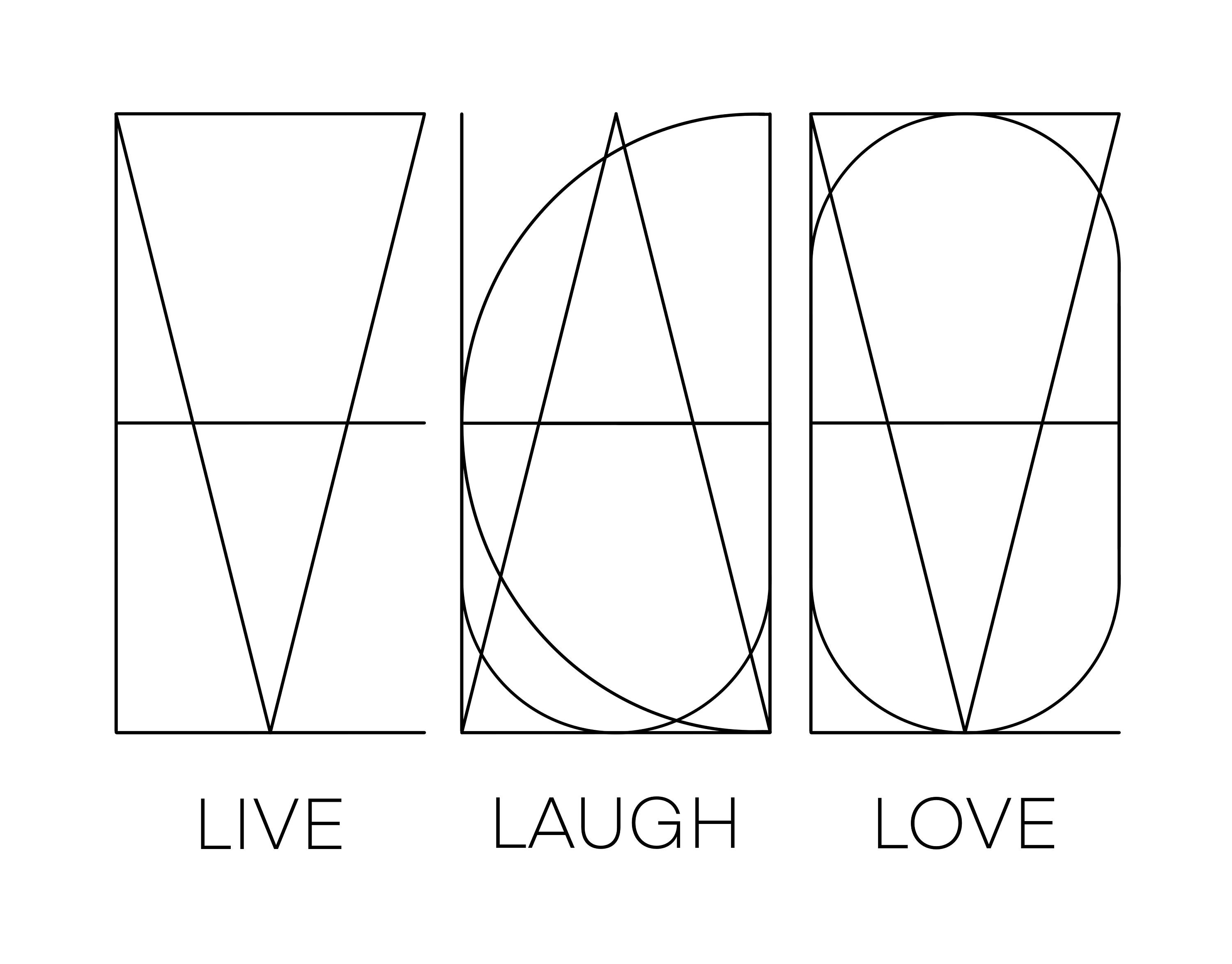 THREE Logos Name Family Logo Personalized Monogram Letter Name Logo Digital File Simple ...