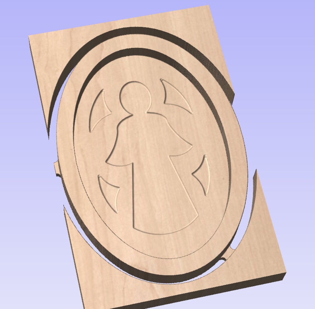 Angel Tray - Small - CNC Digital File .CRV Vcarve - Etsy