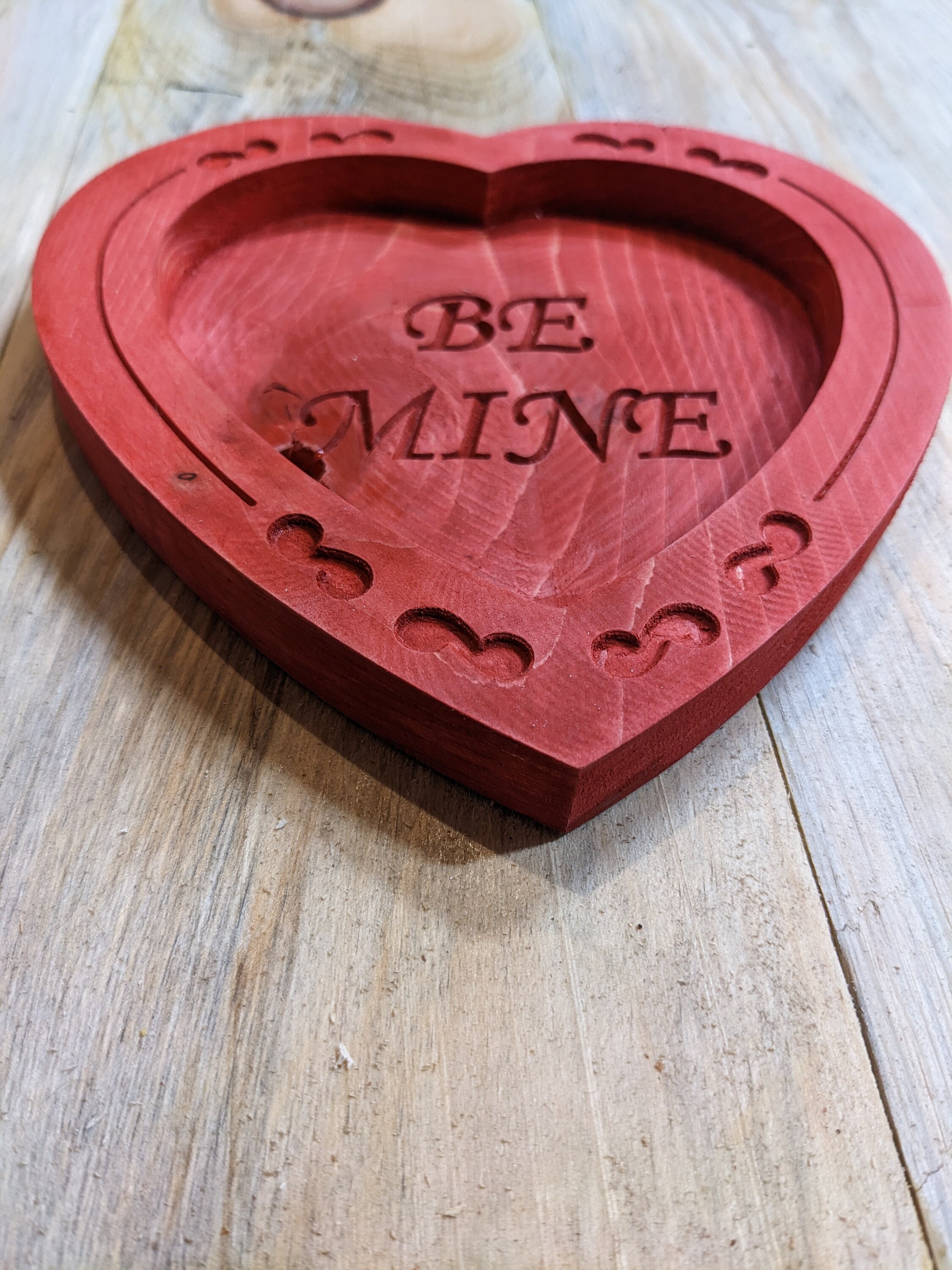 Valentine Heart Tray - Files for CNC Router (crv, Ai, Svg, Dxf, Pdf ...