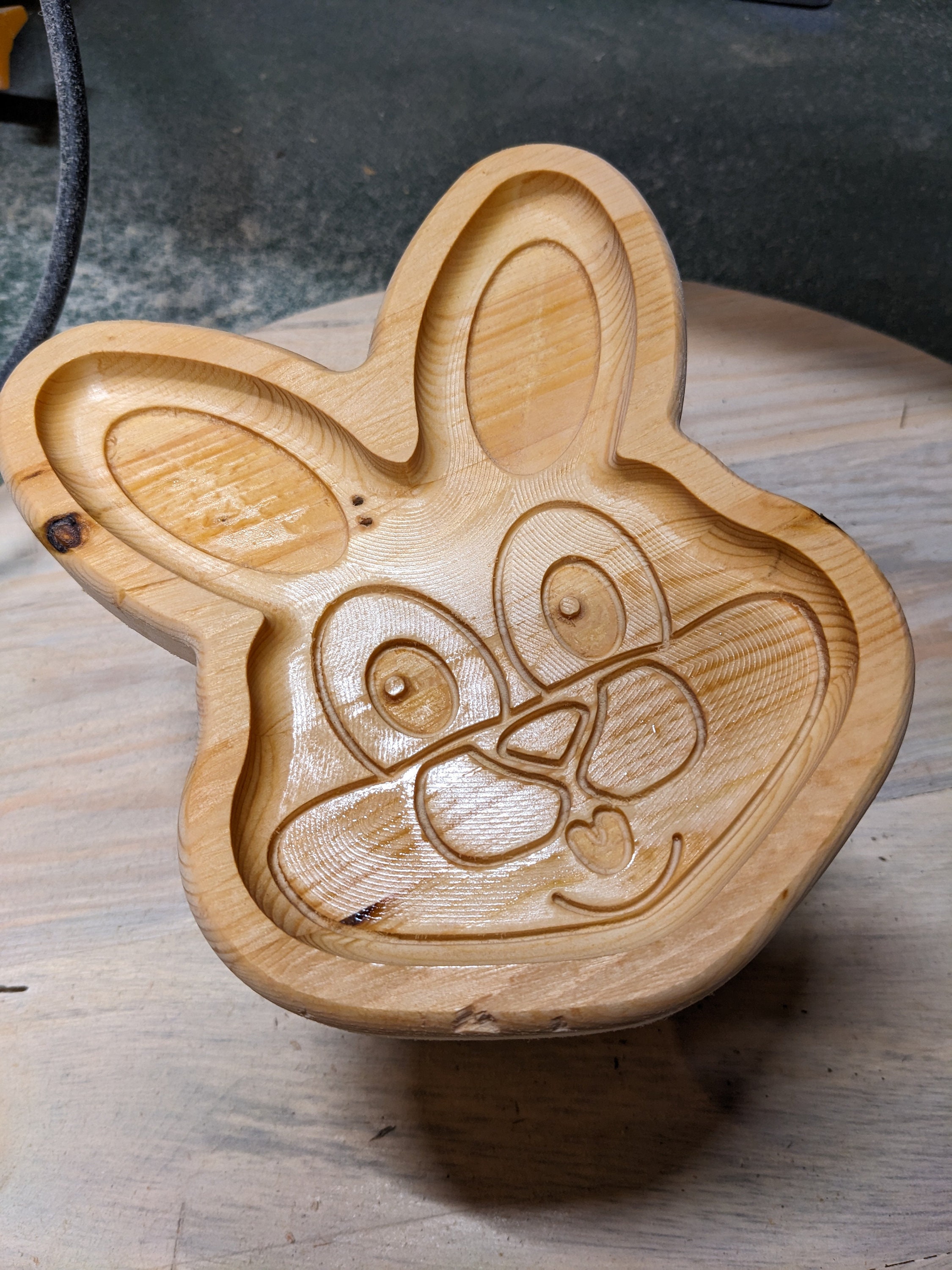 Easter Bunny Tray - Files for CNC Router (crv, Ai, Svg, Dxf, Pdf, Eps ...