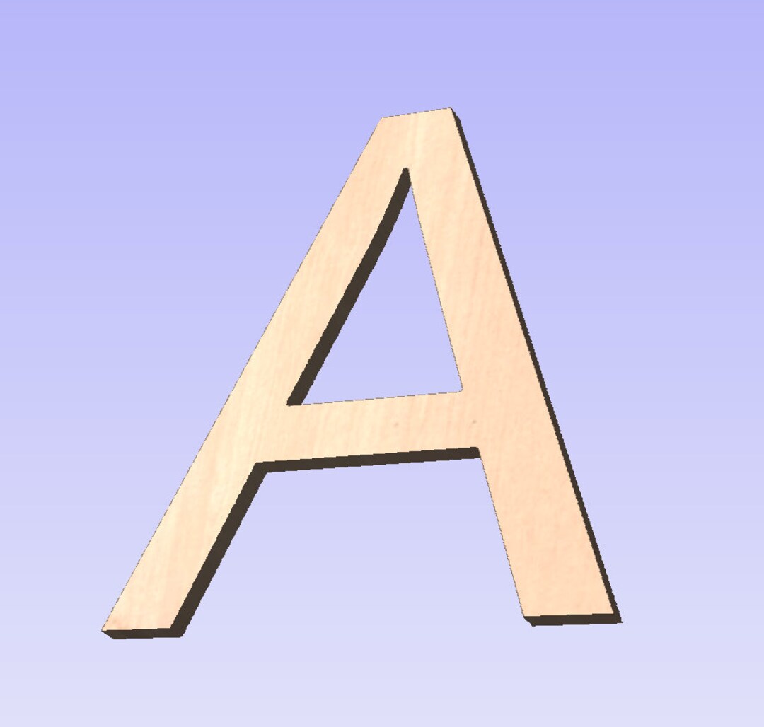 Arial 12 Inch Capital Letters File With Lower Case and Numbers Vcarve ...